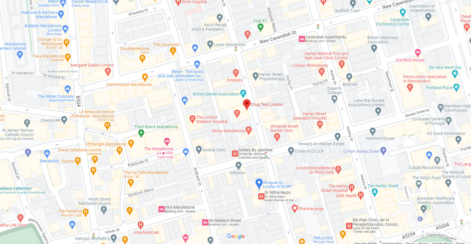 Laboratory Location – Drug Test London